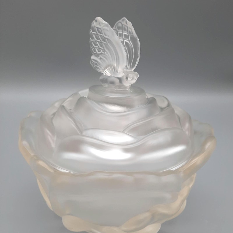 Fenton Glass Box With Lid - Etsy