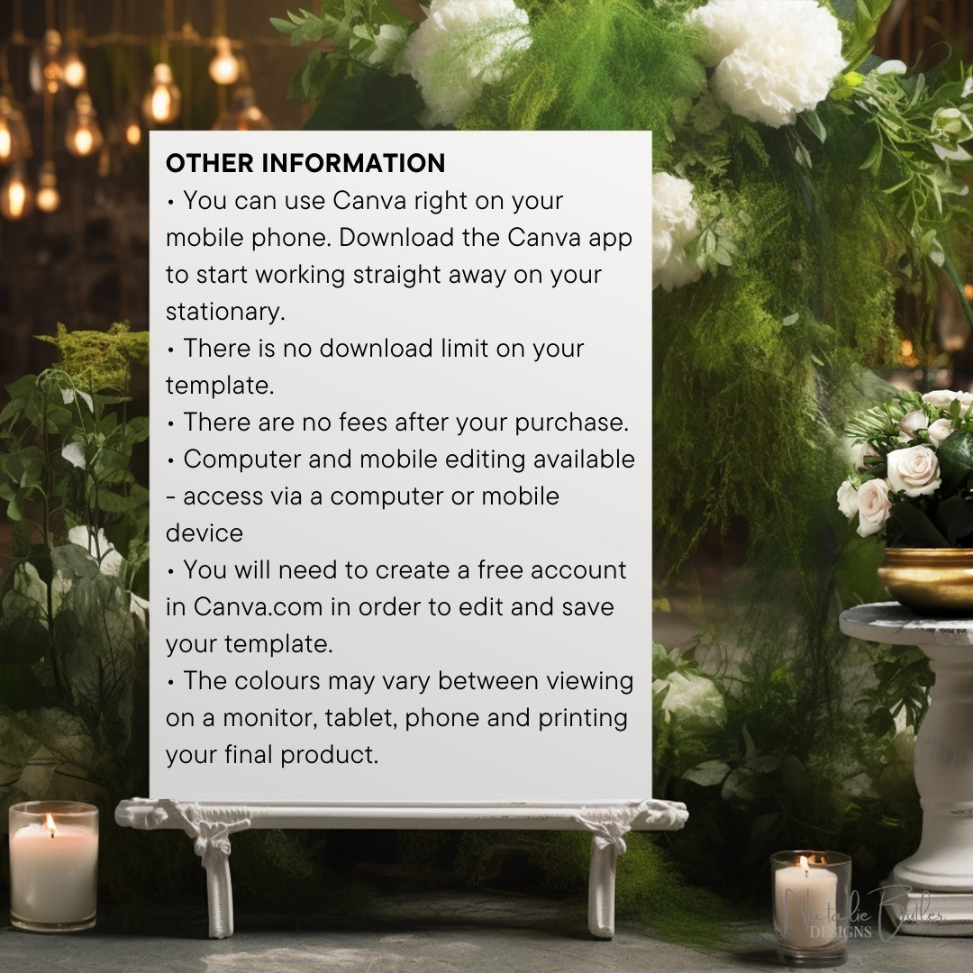 Triple Wedding Menu, DL Tall Fold Menu, Food Menu, Cocktail Menu, Table ...