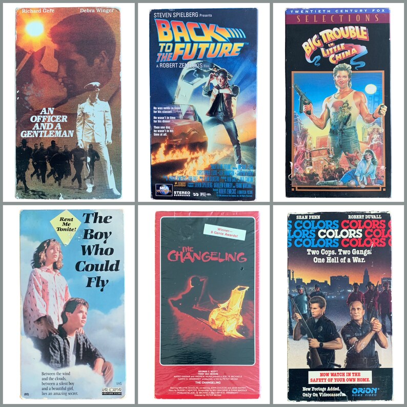 80s VHS Movies - Etsy