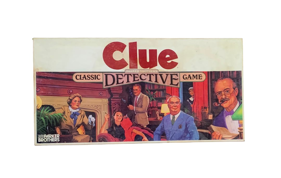 Clue Classic Detective Game by Parker Brothers 1986 - Etsy