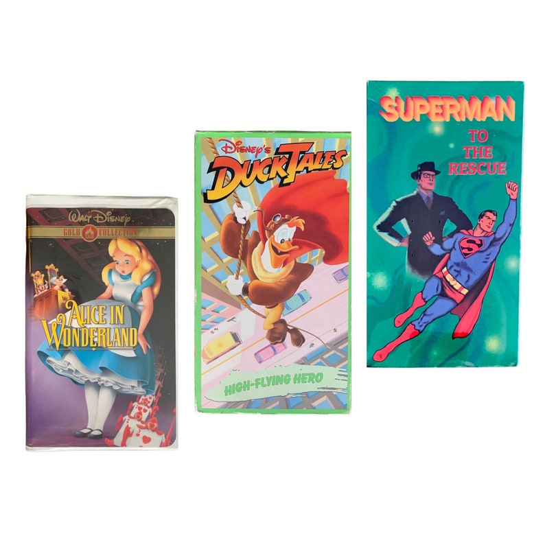 Vintage VHS Kids Cartoons & Movies - Etsy