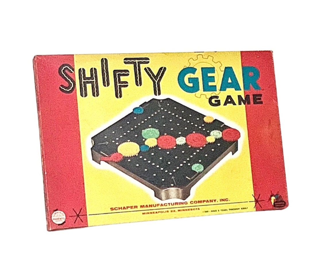 Shifty Gear Board Game by Schaper Manufacturering Company, Inc. 1962 - Etsy