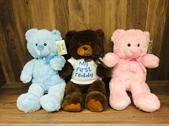 Custom bear personalized bear My first teddy My first bear | Etsy