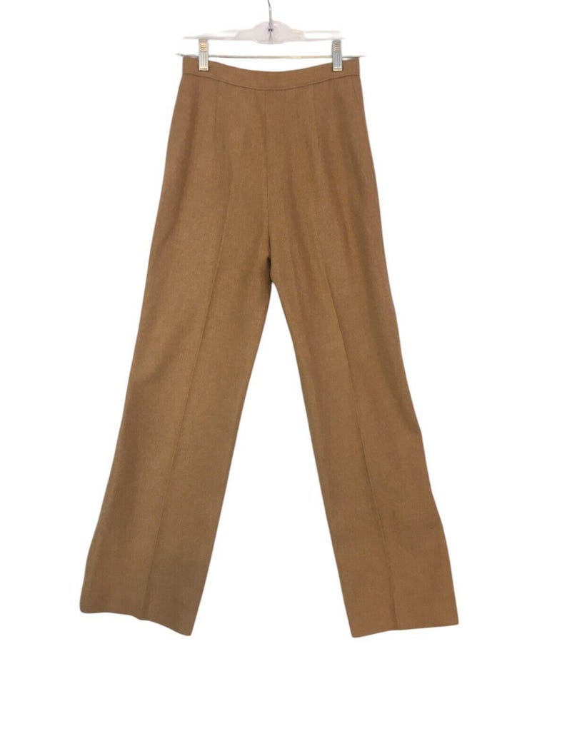 Bronson of California Vintage 70s Tan Wool Dress Pants, Bareback 7-8 ...