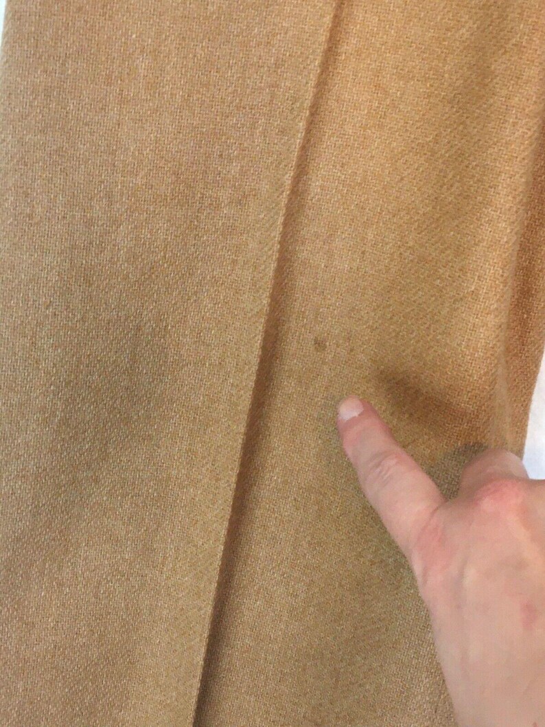 Bronson of California Vintage 70s Tan Wool Dress Pants, Bareback 7-8 ...