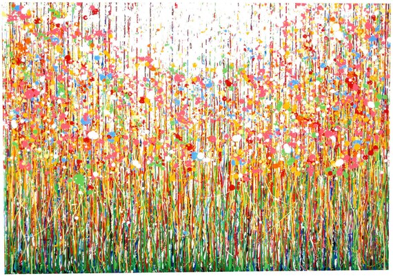 Drip Painting Landscape