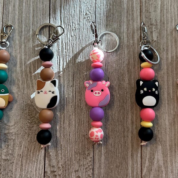 Squishy Keychain - Etsy