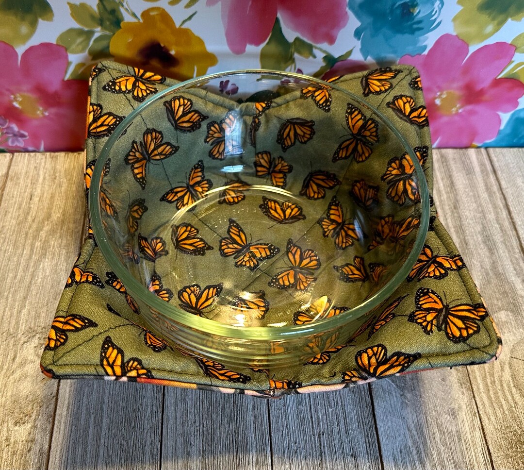 Monarch Butterflies Bowl Cozy - Etsy