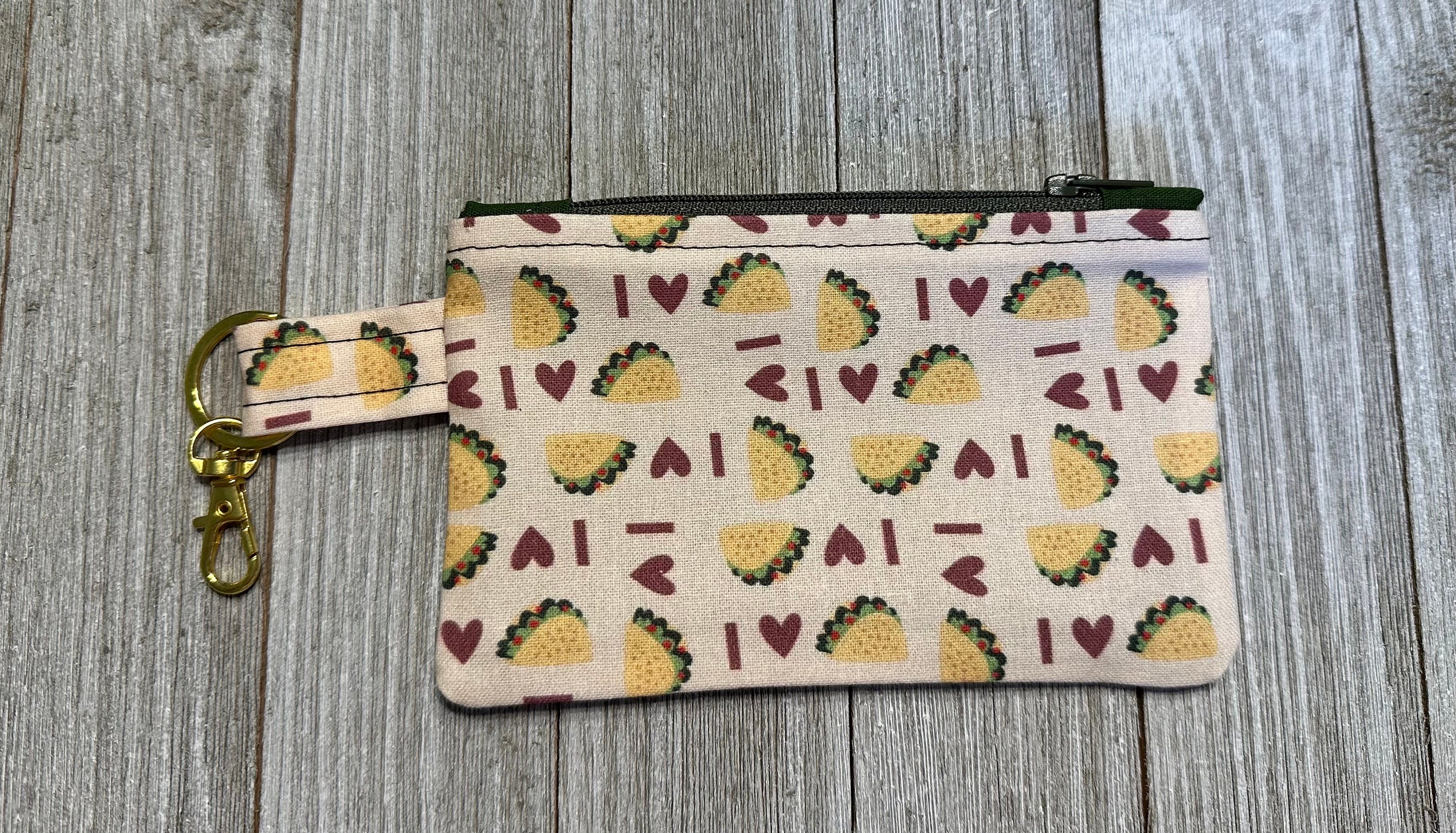 Handmade Cotton Zipper Coin Purse: Food - Etsy