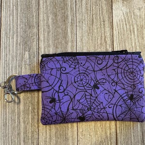 Handmade Cotton Zipper Coin Purse: Halloween - Etsy