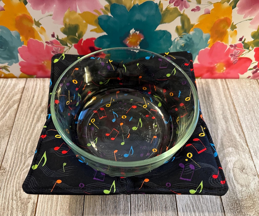 Music Notes Bowl Cozy - Etsy