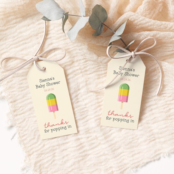 Popsicle Gift Tag - Etsy