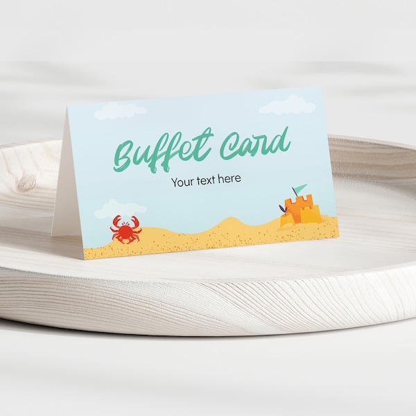 Beach Food Labels - Etsy