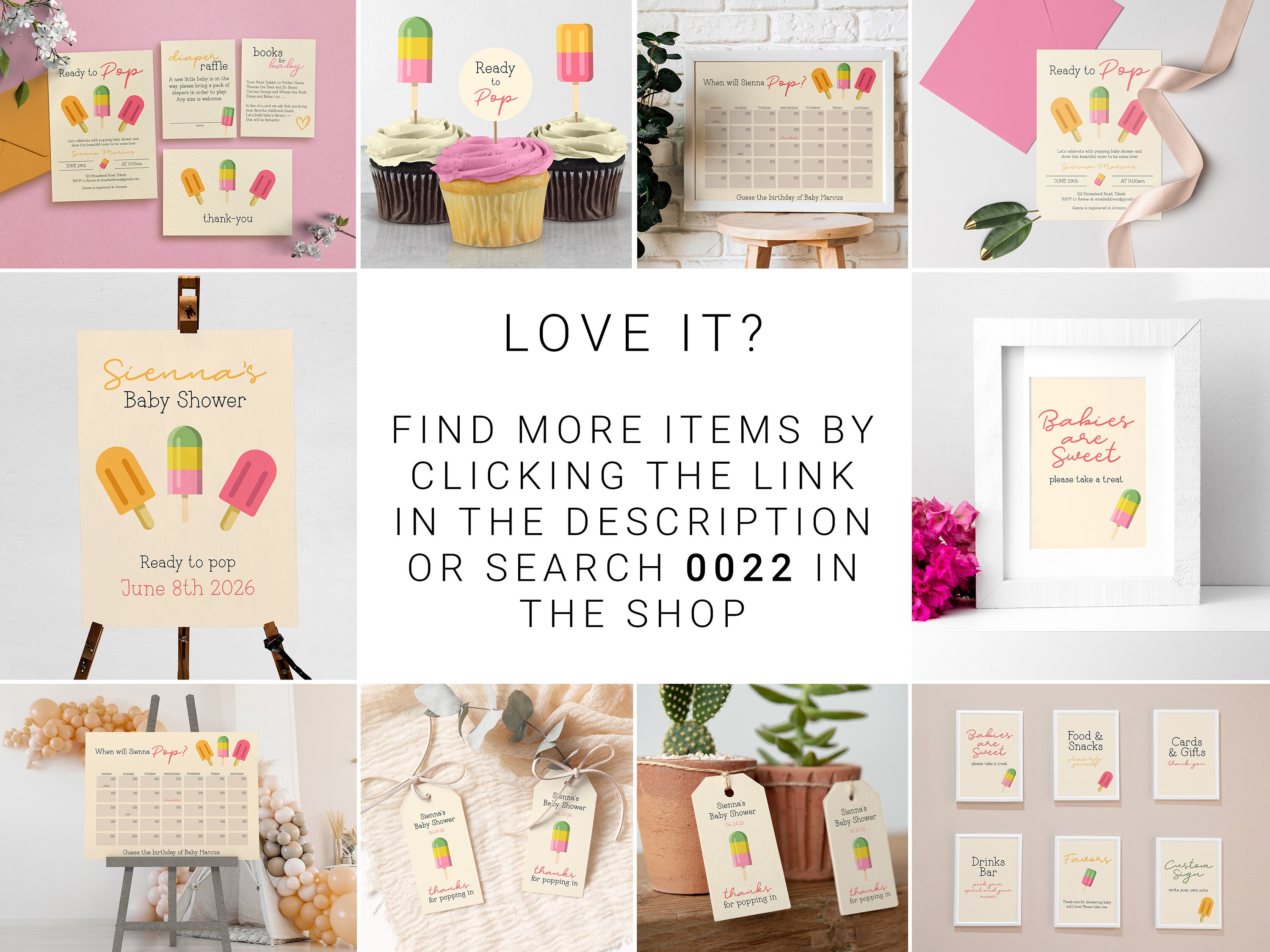 Ready to Pop Cupcake Toppers Popsicle Cupcake Toppers - Etsy