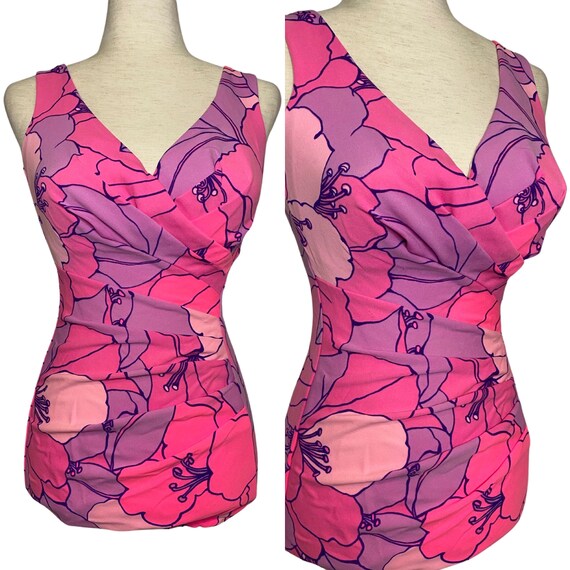 Floral Vintage Swimsuit Catalina Gem