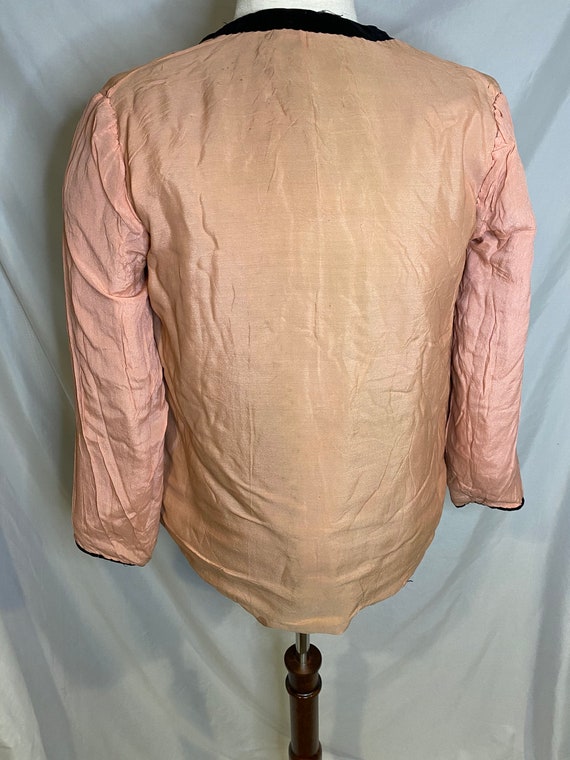 1930s silk velvet theater jacket with attached capele… - Gem