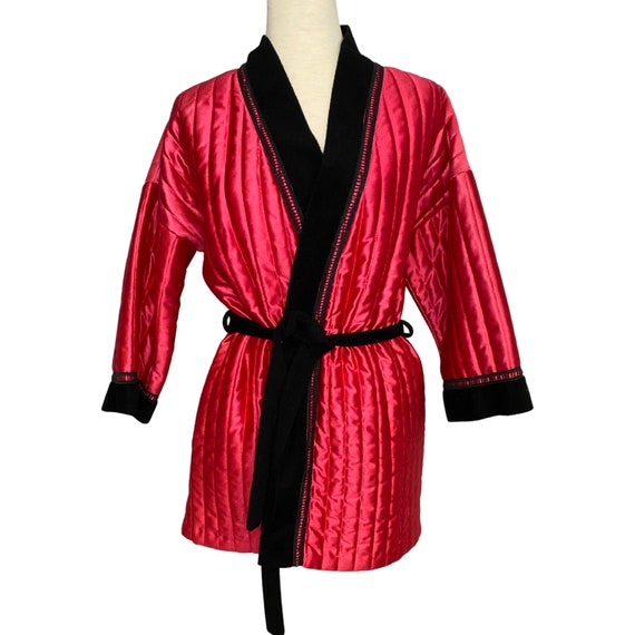 vintage quilted robe 1960s - Gem