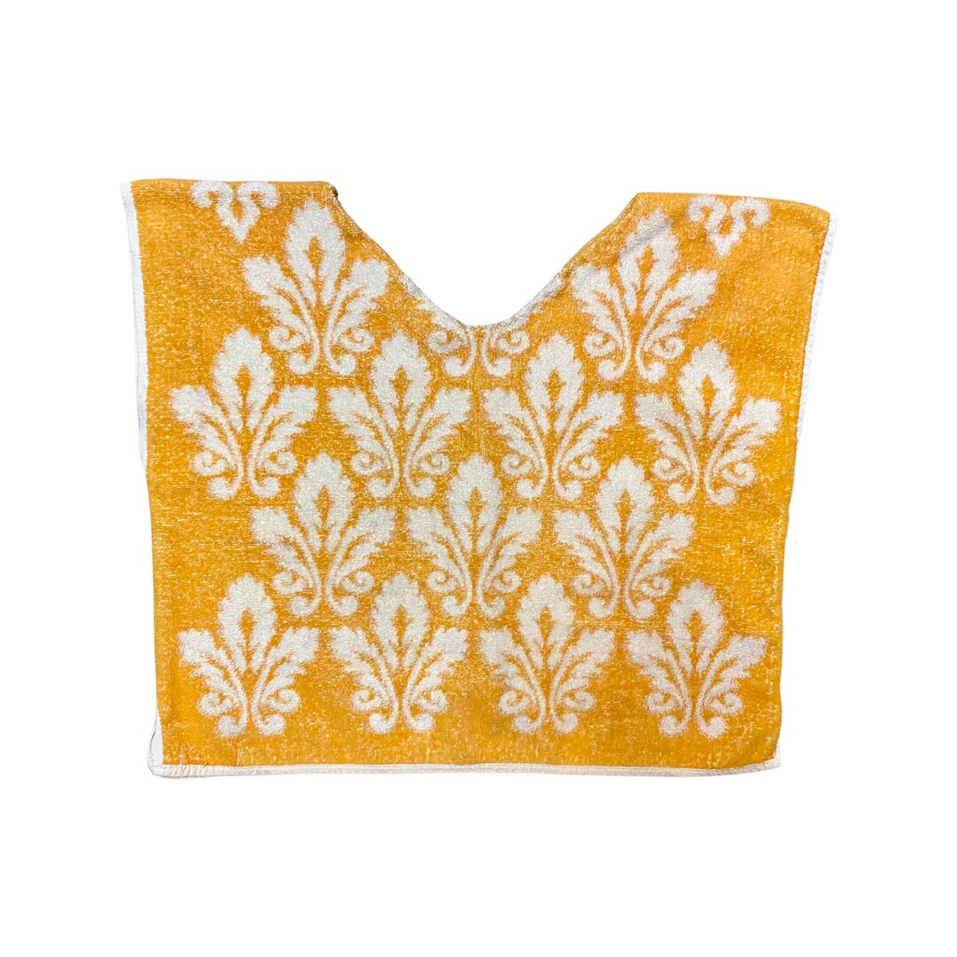 70s Upcycled Towel Shirt Cropped Tunic | Vintage Towel Shirt | Re ...