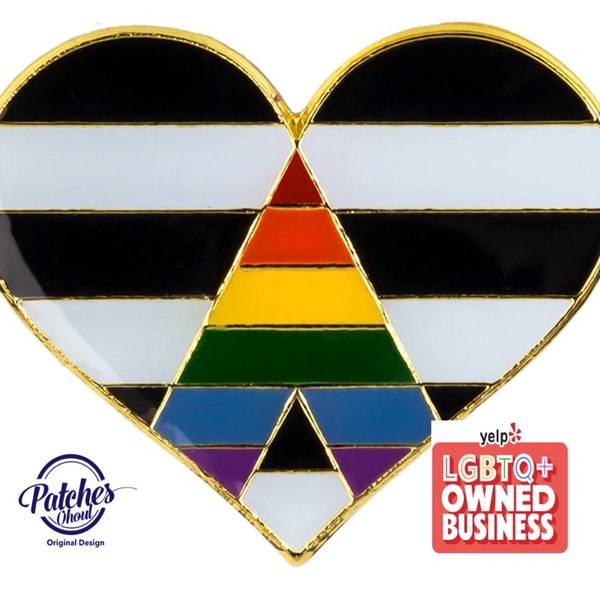 Lgbt Ally Pin Etsy