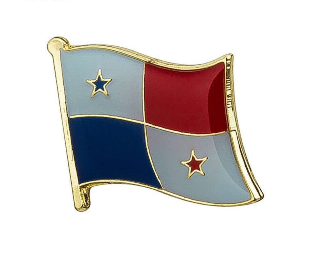 Panama Flag Lapel Pin 3/4 X 5/8 Hat Tie Tack Badge - Etsy