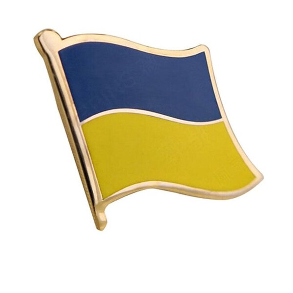 Ukraine Flag Pin - Etsy
