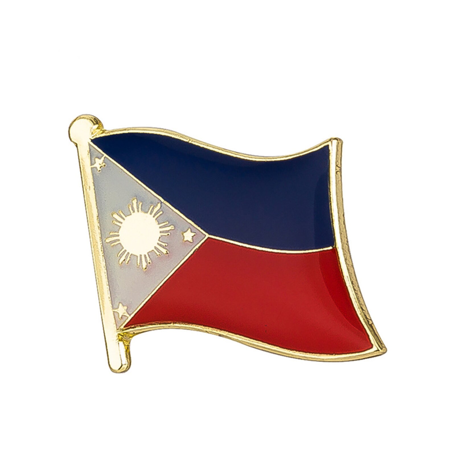 Philippines Flag Lapel Pin 3/4 X 5/8 Hat Tie Tack - Etsy