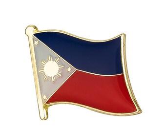 Filipino Flag Pin - Etsy