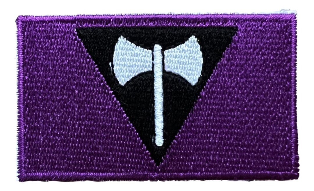 Lesbian Labrys Flag Iron on Patch 2.5 X 1.5 Inch Butch Flag - Etsy