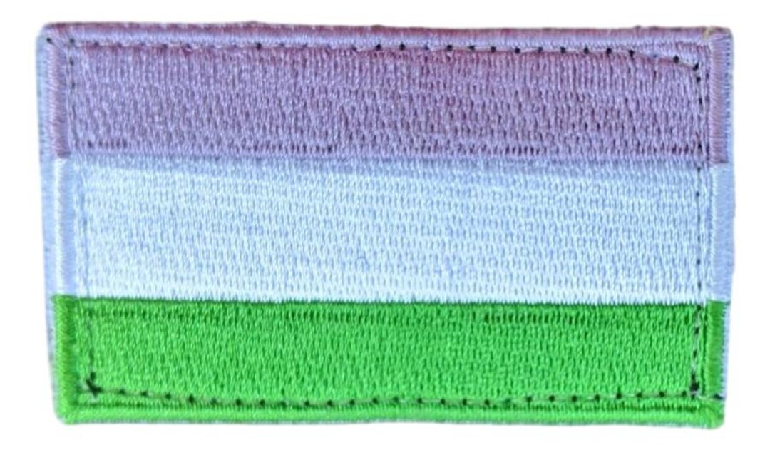 Genderqueer Flag Hook & Loop Patch 2.5 X 1.5 - Etsy