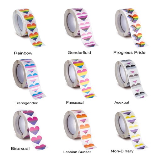 Asexual Pride Sticker Pack LGBTQ Stickers Pride Stickers - Etsy