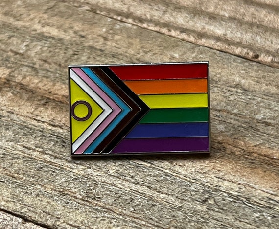 Intersex Inclusive Progress Pride Flag Lapel Pin 1 X Etsy Australia