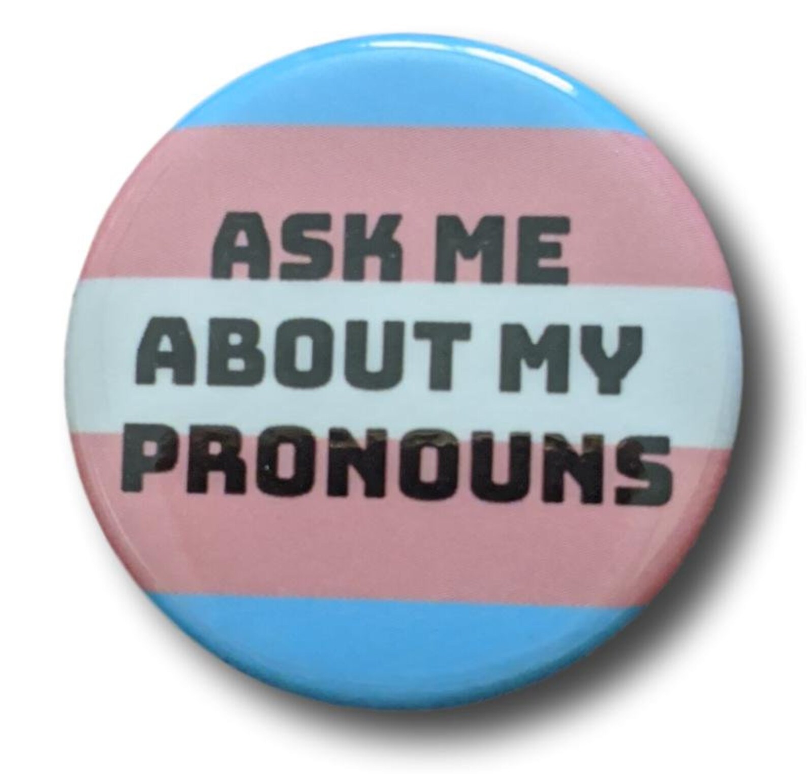 Ask Me About My Pronouns Pinback Buttons 1 25 Etsy
