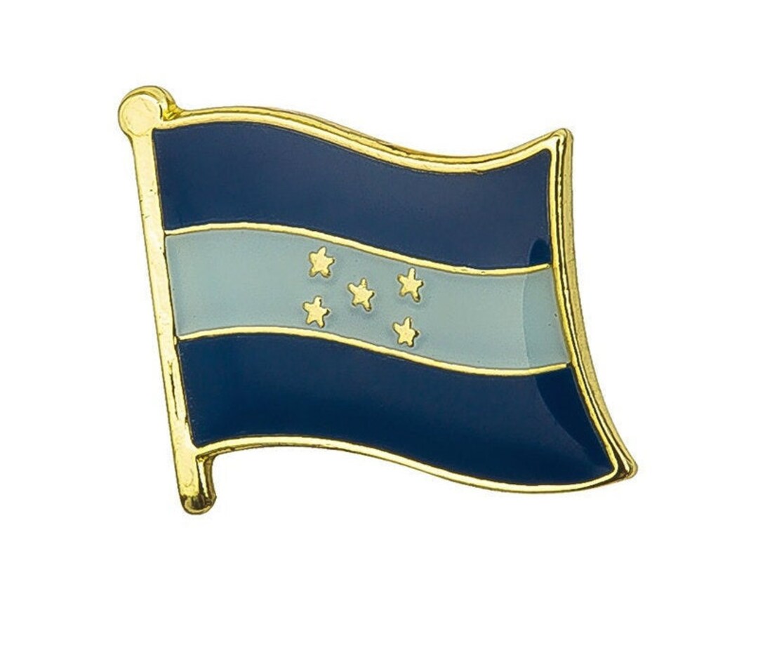 Honduras Flag Lapel Pin 3/4 X 5/8 Hat Tie Tack Badge Pin Honduran Flag ...