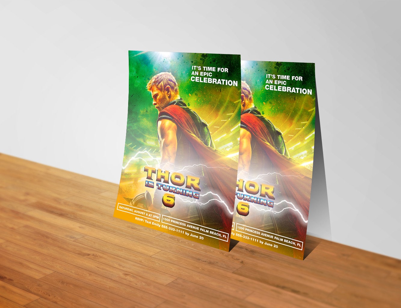 Thor Invitation Thor Ragnarok Invitation Personalized - Etsy