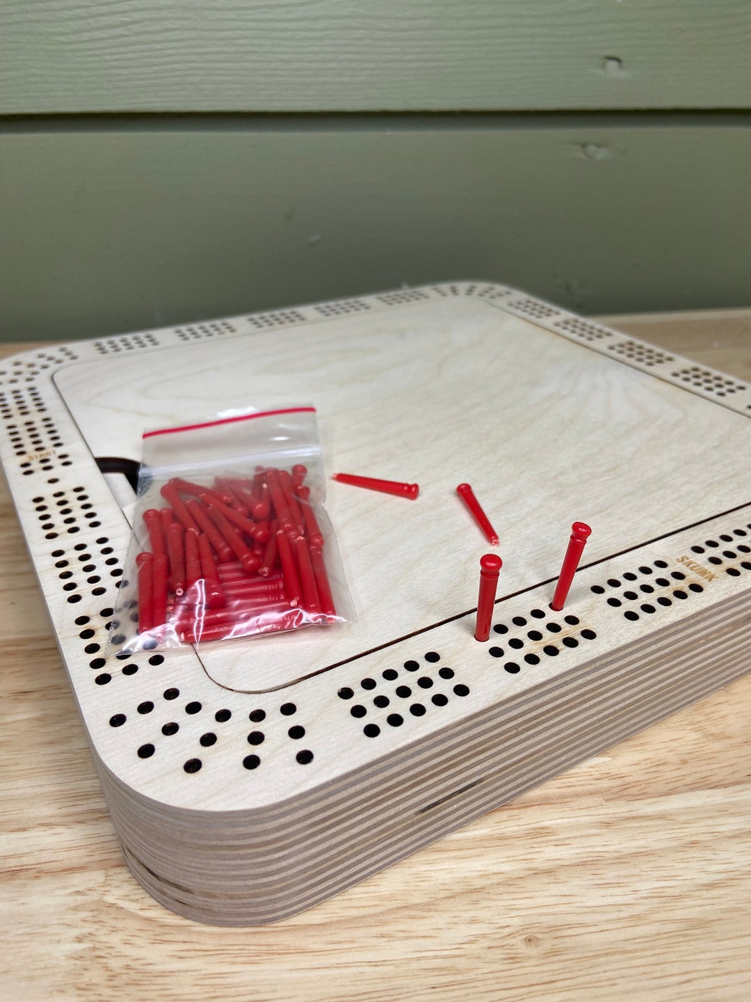 Red Cribbage Pegs {bulk Pack of 50} - Etsy