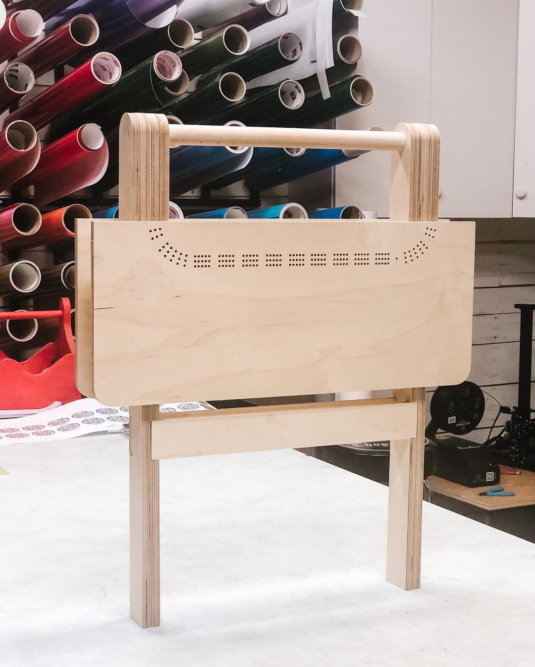 Folding Cribbage Table for Game Nights Portable Wooden Cribbage Board ...