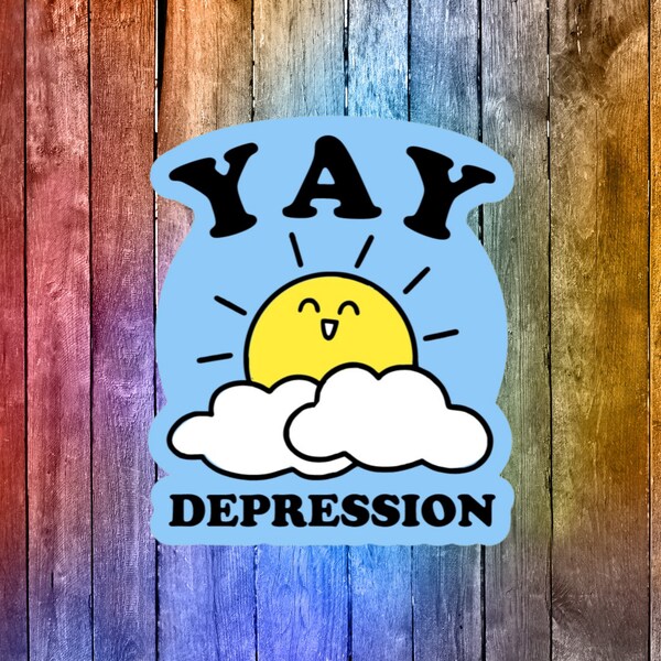 Depression Car Decal - Etsy
