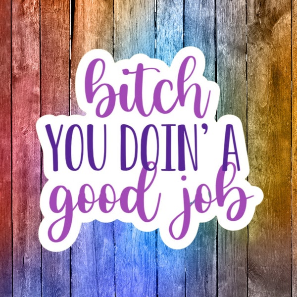 Good Job Stickers - Etsy