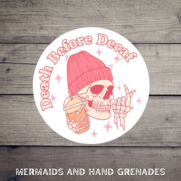 Death Before Decaf - Etsy