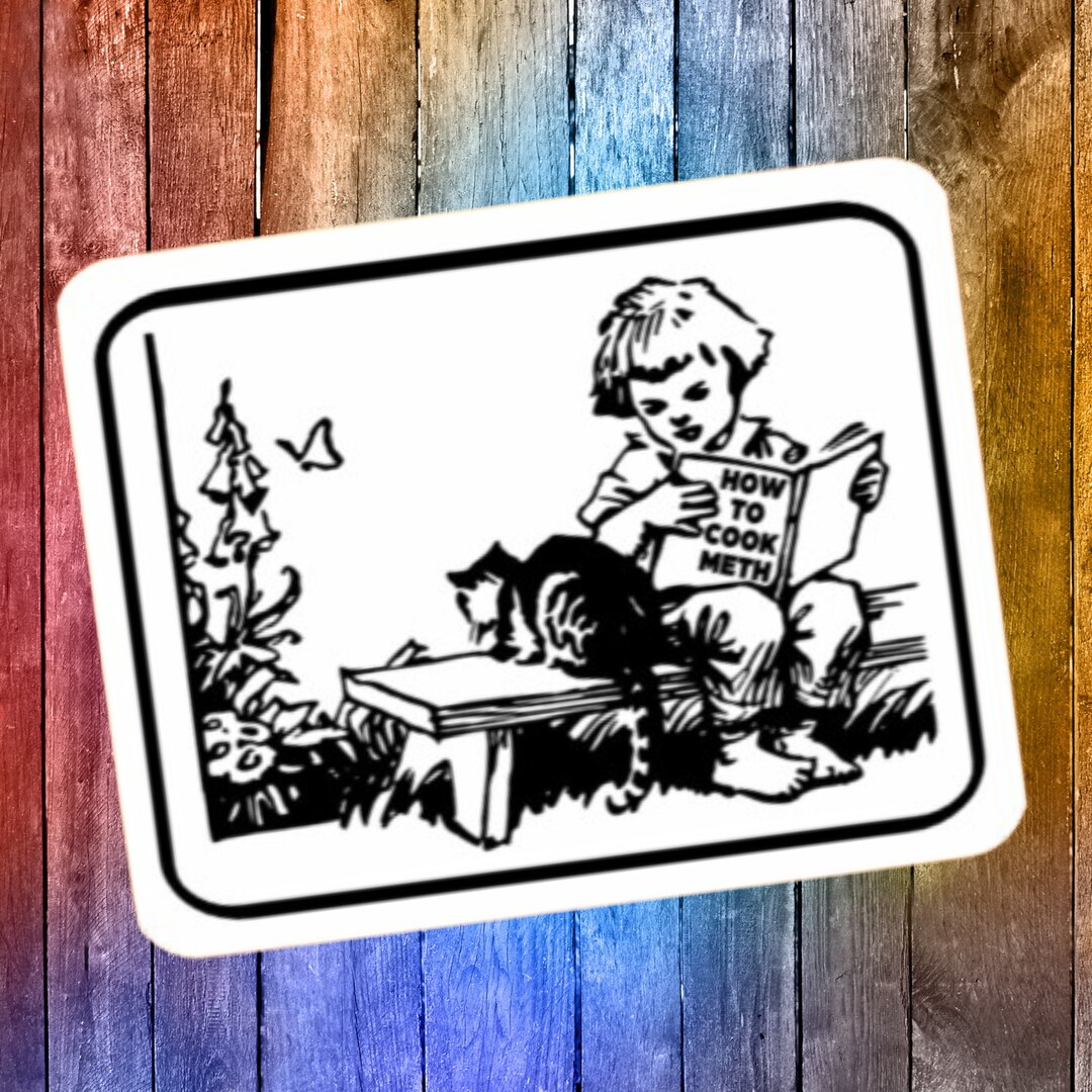 How to Cook Meth Kid Sticker Water Bottle Sticker Journal Sticker ...