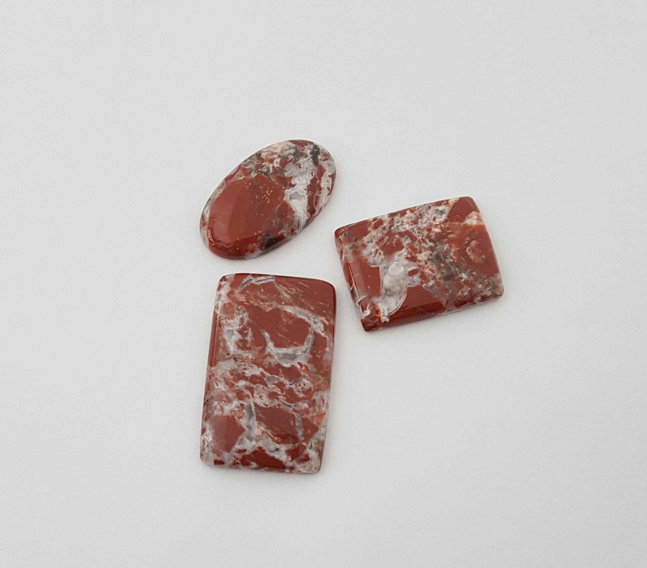3 Pcs Lot of Unique Red Jasper Cabochon | Etsy