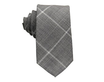 Gray necktie | Etsy