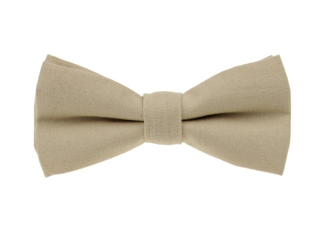 Beige Bowties.beige Solid Bow Ties.mens Bow Ties Beige .light Champagne ...