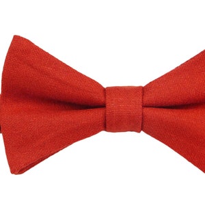 Sienna Wool Ties. Mens Sienna Tie. Paprika Colored Neckties for Men and ...