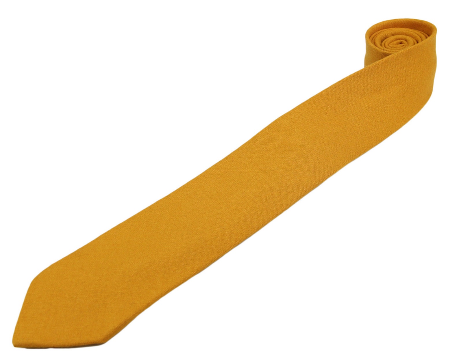Marigold Wool Ties. Mens Marigold Tie. Mustard Wedding Tie. - Etsy