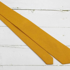 Marigold Ties - Mens Mustard Yellow Line Ties. Kids and Men Sizes ...