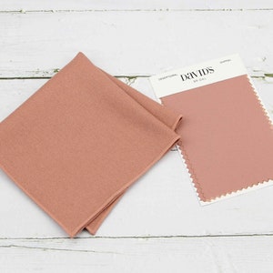 Desert Coral Wool Ties. Mens Dusty Coral Tie. Light Coral Wedding Tie ...