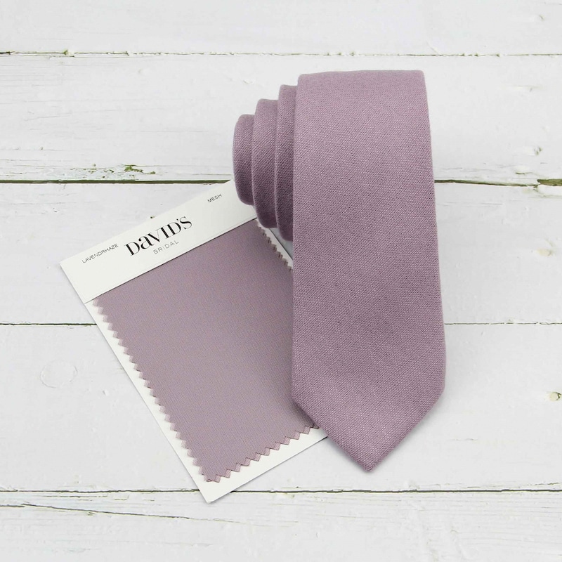 Dusty Lavender Tie - Etsy