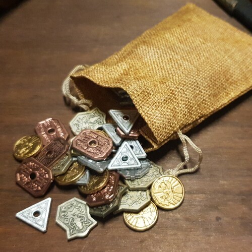 Mithril Coins Board Game Coins for D&D and Other Rpgs | Etsy