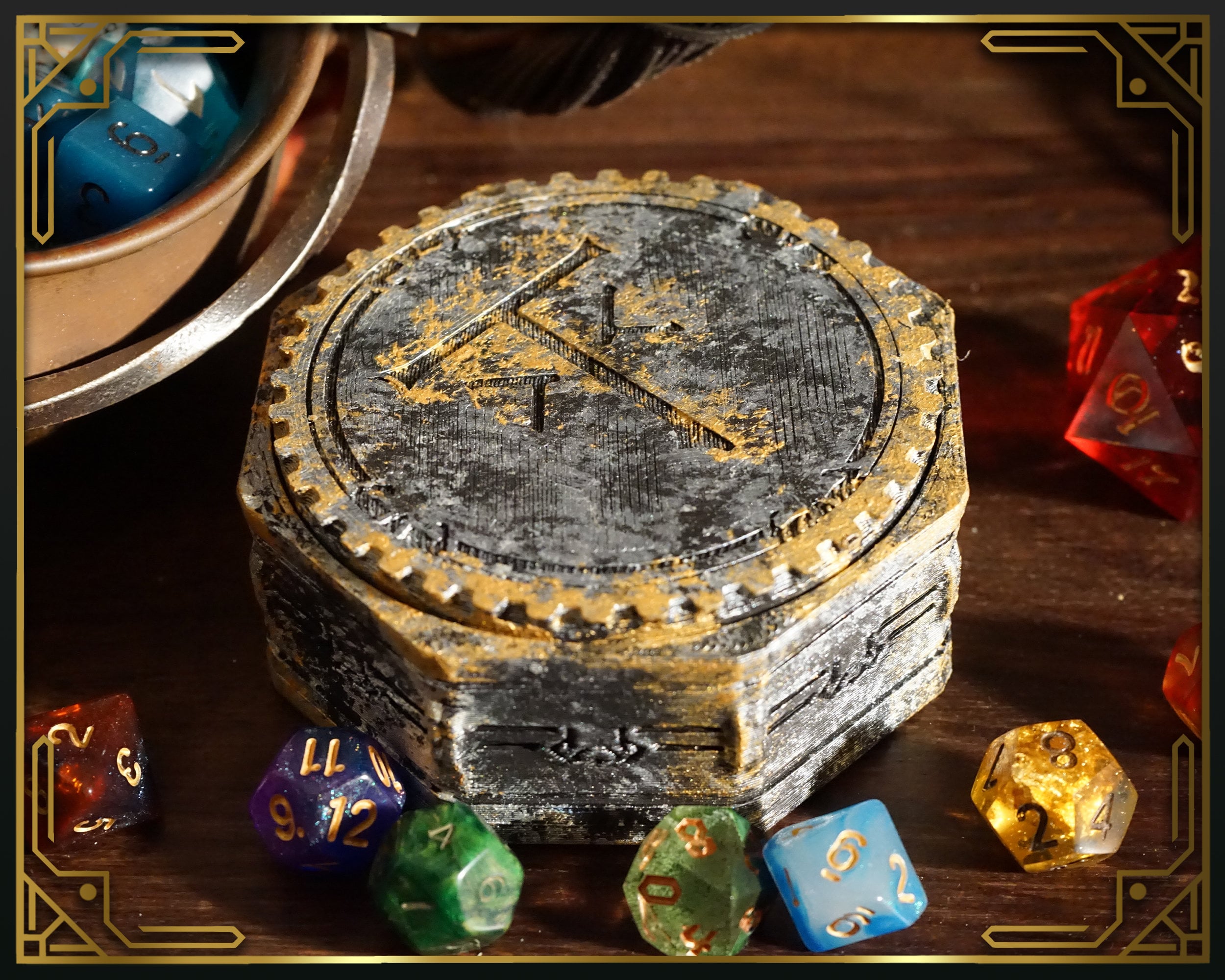 Dwarven Dice Vault Medium Size for Tabletop Rpg's and - Etsy